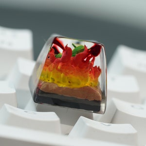 Rayquaza Keycap, Custom Pokemon Keycap, Handmade Keycaps, Artisan ...