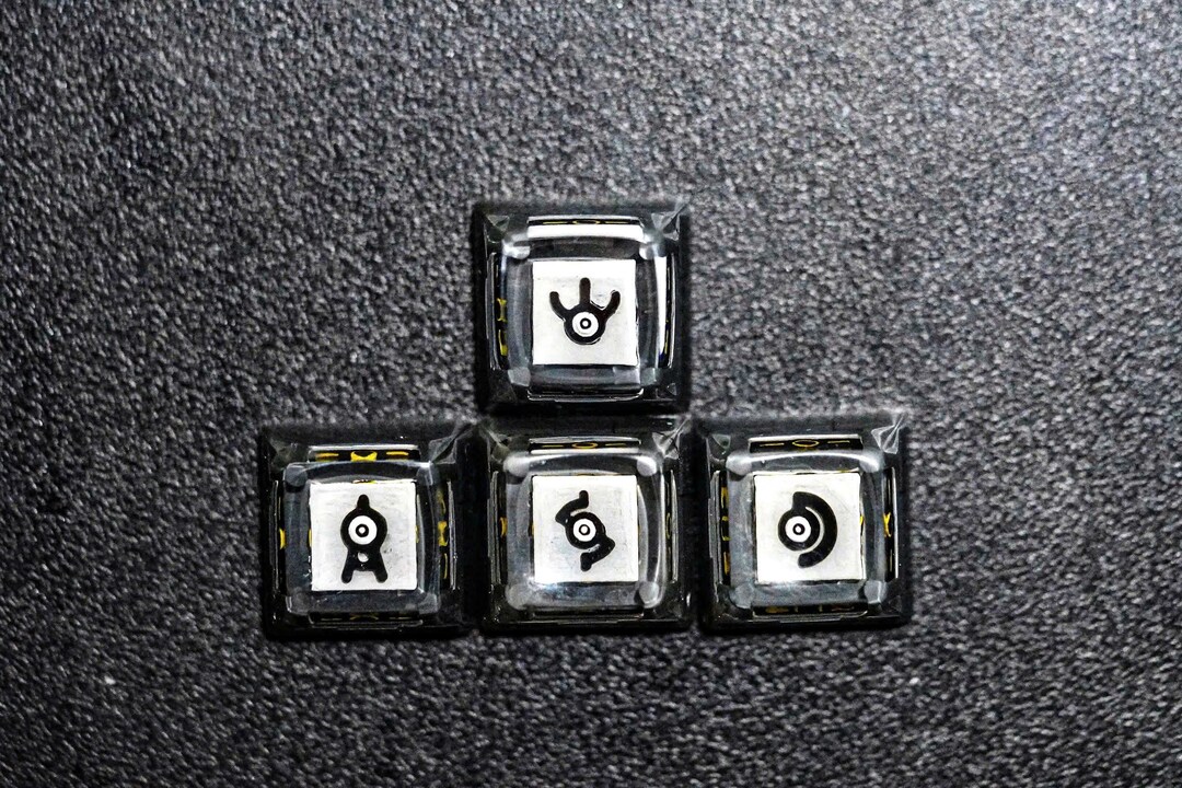 Unown Keycap, Custom Pok.em.on Keycap, Keycap, Keycaps, Artisan Keycap ...