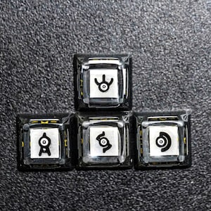 Unown Keycap, Custom Pok.em.on Keycap, Keycap, Keycaps, Artisan Keycap ...