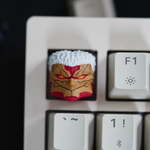 Titans Keycap, ANIME Keycap, Custom Keycapfor Art Deco, Keycap Resin ...