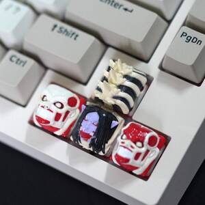 Skeleton Keycap, Anime Keycap Anime Studio Keycap 3d Hiko Key Face ...