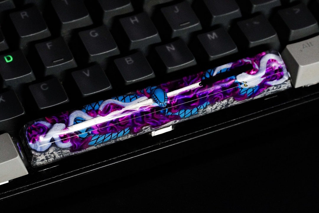 Ninja Keycap Artisan Spacebar Keycap Snake Spacebar Keycap - Etsy