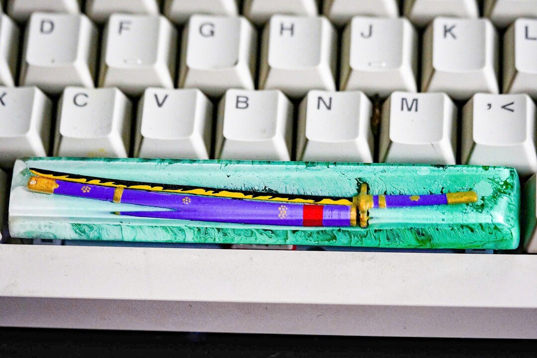 Anime Keycap, Enma Sword, Pirate 6.25U Spacebar Keycap: Set Sail With ...