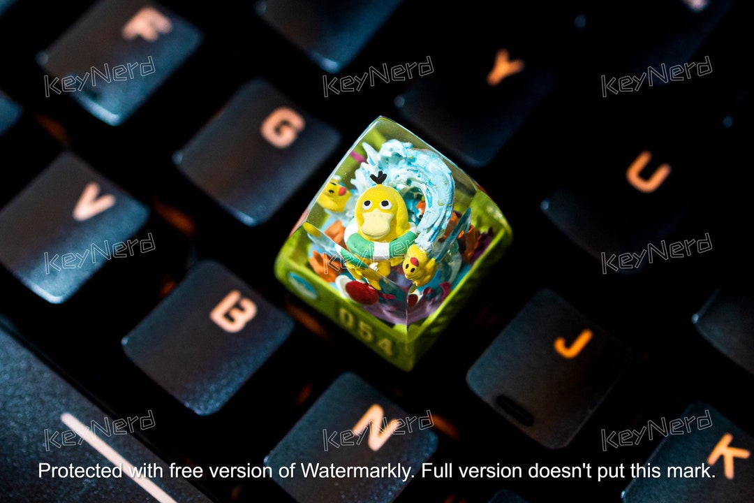 P.sy.d.u.ck Keycap, Custom Po.ke.m.on Keycap, Handmade Keycaps, Artisan ...