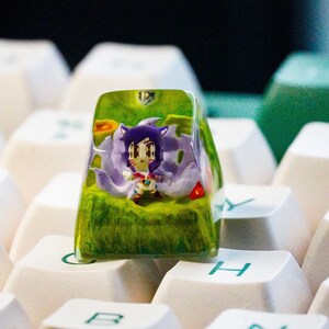 Gaming Set Keycap , Artisan Keycap ,anime Artisan Keycaps, Custom ...