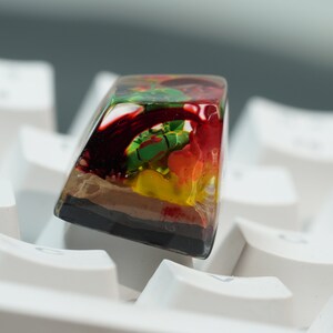 Rayquaza Keycap, Custom Pokemon Keycap, Handmade Keycaps, Artisan ...