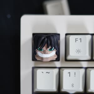 Titans Keycap, ANIME Keycap, Custom Keycapfor Art Deco, Keycap Resin ...