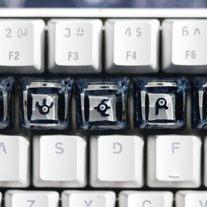 Unown Keycap, Custom Pokemon Keycap, Keycap, Keycaps, Artisan Keycap ...