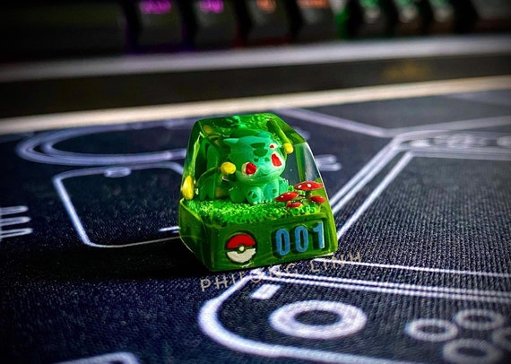 Bulbasaur Keycap Custom Pokemon Keycap Handmade Keycaps - Etsy Canada