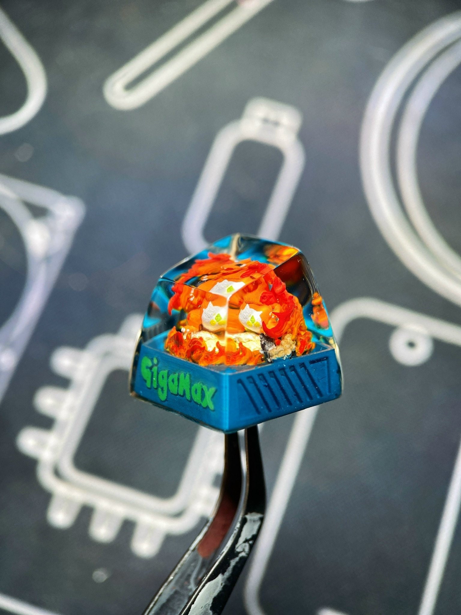 Charizard Gigamax Keycap Custom Pokemon Keycap Handmade - Etsy