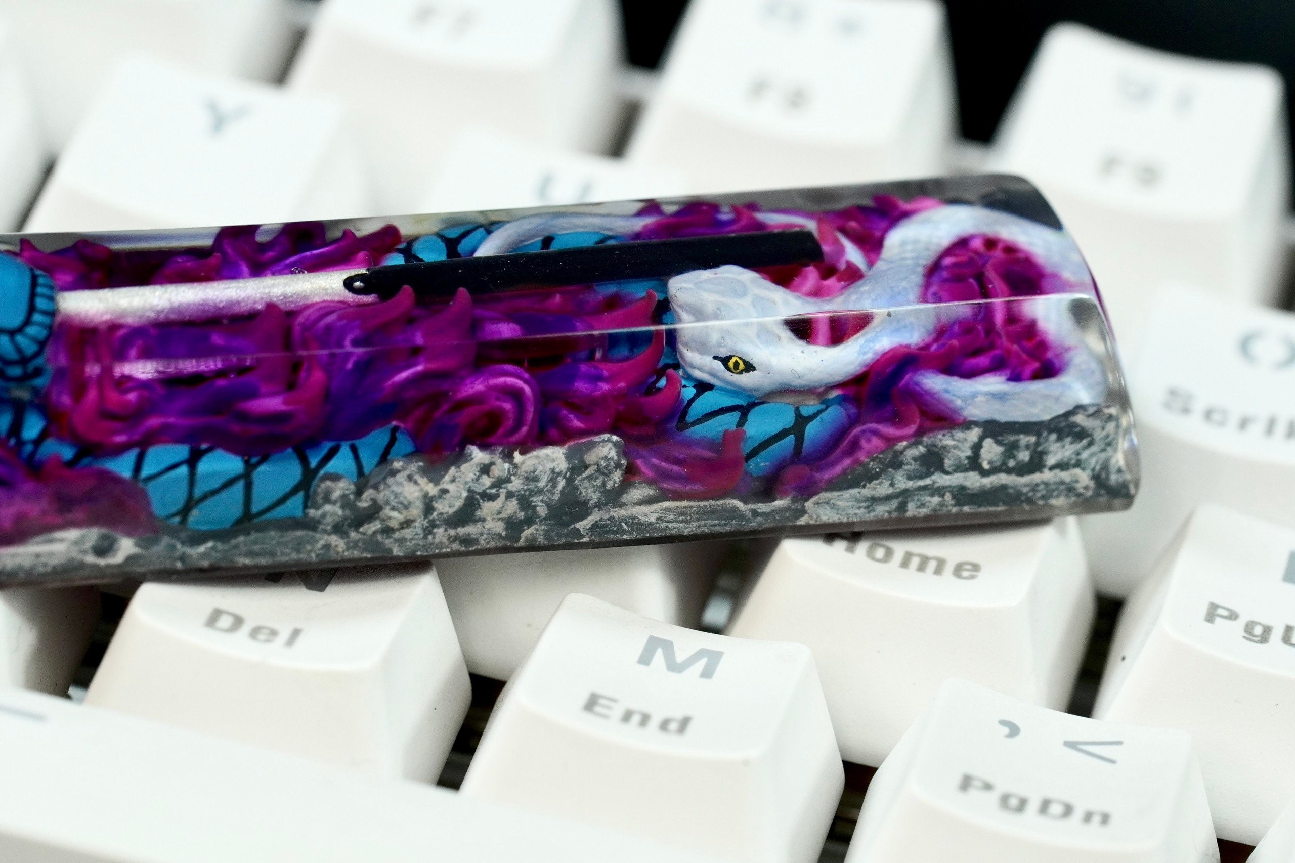Ninja Keycap Artisan Spacebar Keycap Snake Spacebar Keycap - Etsy Australia