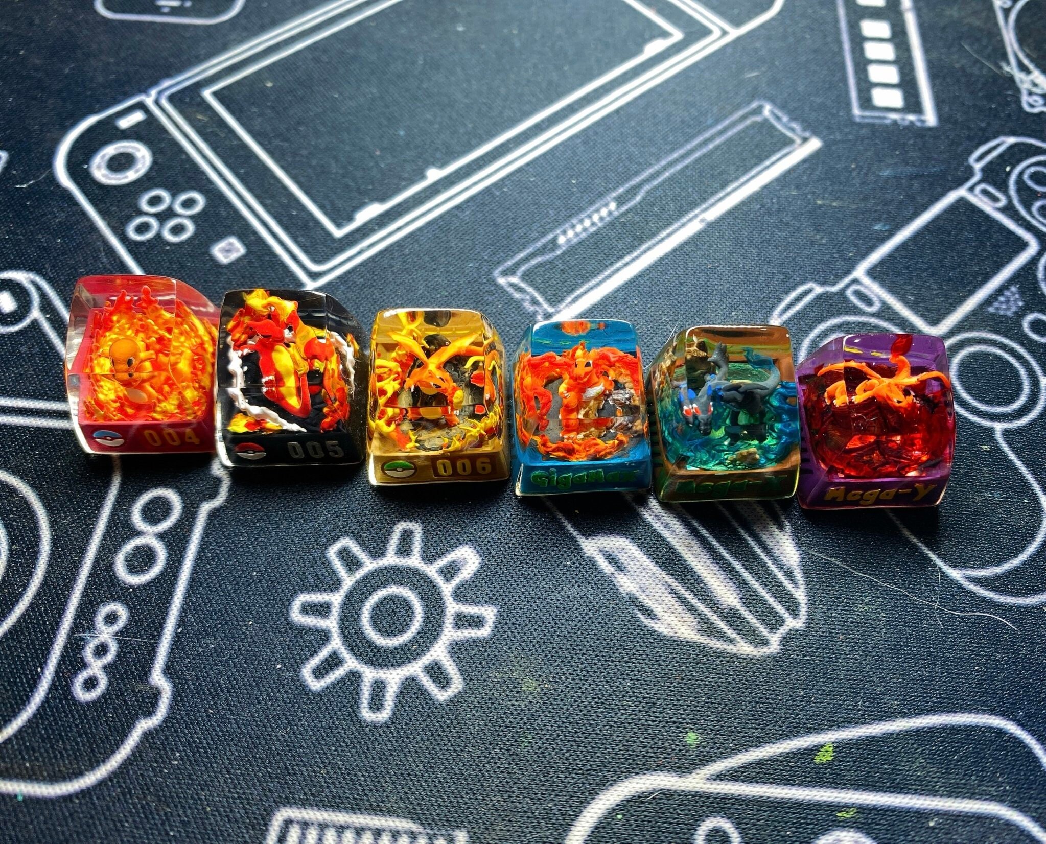 Charizard Gigamax Keycap Custom Pokemon Keycap Handmade - Etsy