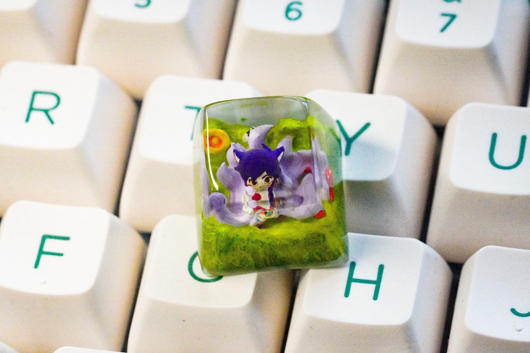 Gaming Set Keycap , Artisan Keycap ,anime Artisan Keycaps, Custom ...