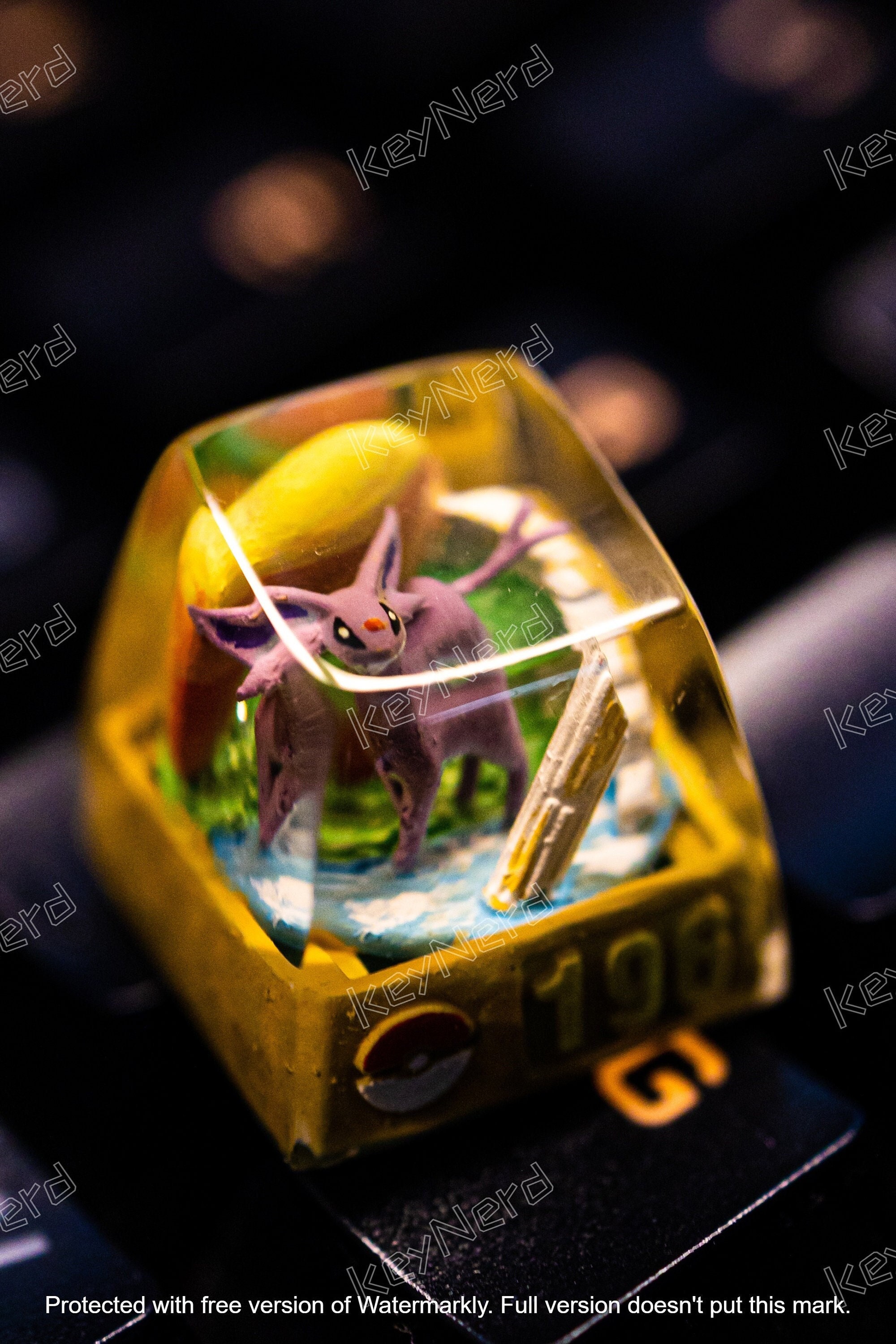 Espeon Keycap Custom Pokemon Keycap Handmade Keycaps - Etsy Australia