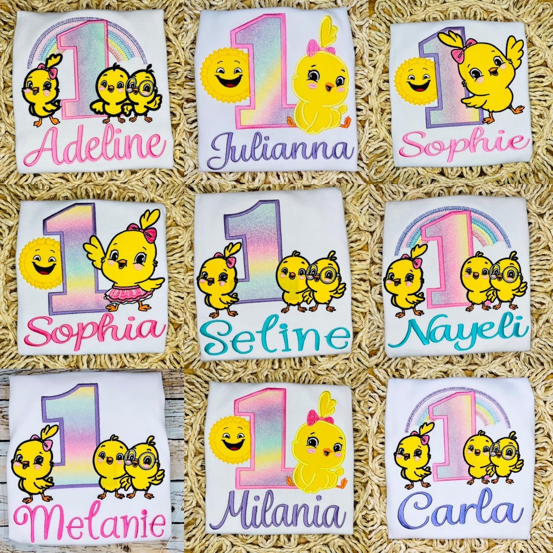 Chic Birthday Girl Shirt, Embroidered Kiki Shirt, Inspired Canticos ...