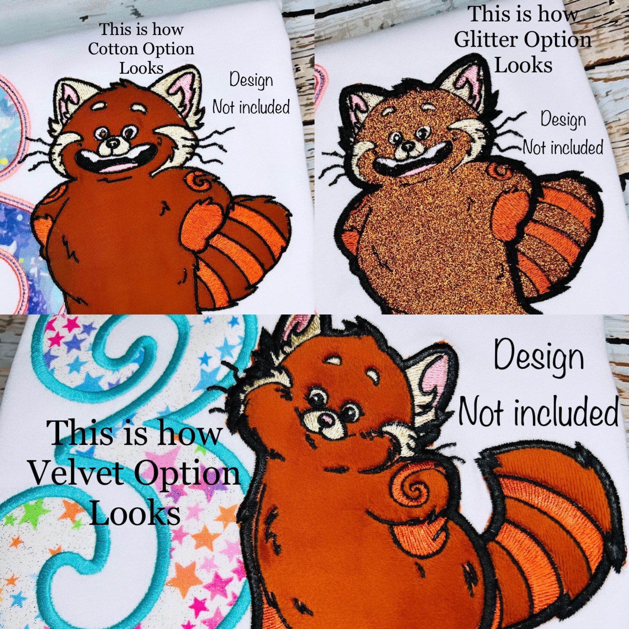 Red Panda, Mei Lee, Inspired on Turning Red Movie, Embroidered Shirt ...