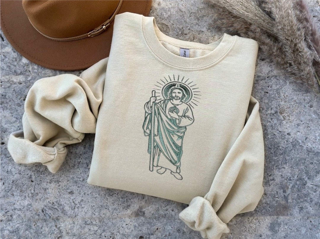 San Judas Tadeo Hooded Sweatshirt, St. Jude Thaddeus Hoodie, San Judas ...