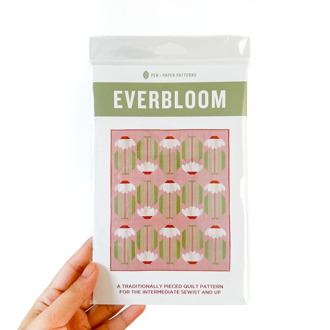 Everbloom Quilt Pattern – Crib & Large Throw Sizes | Modern Floral ...