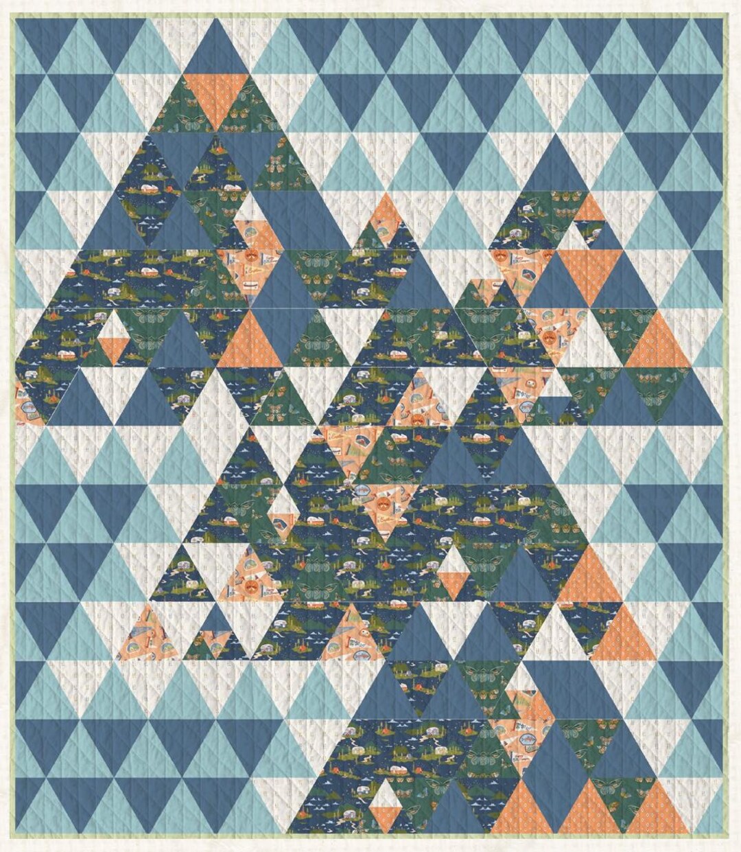 The Great Outdoors Quilt Kit – Happy Camper Collection by Maureen ...