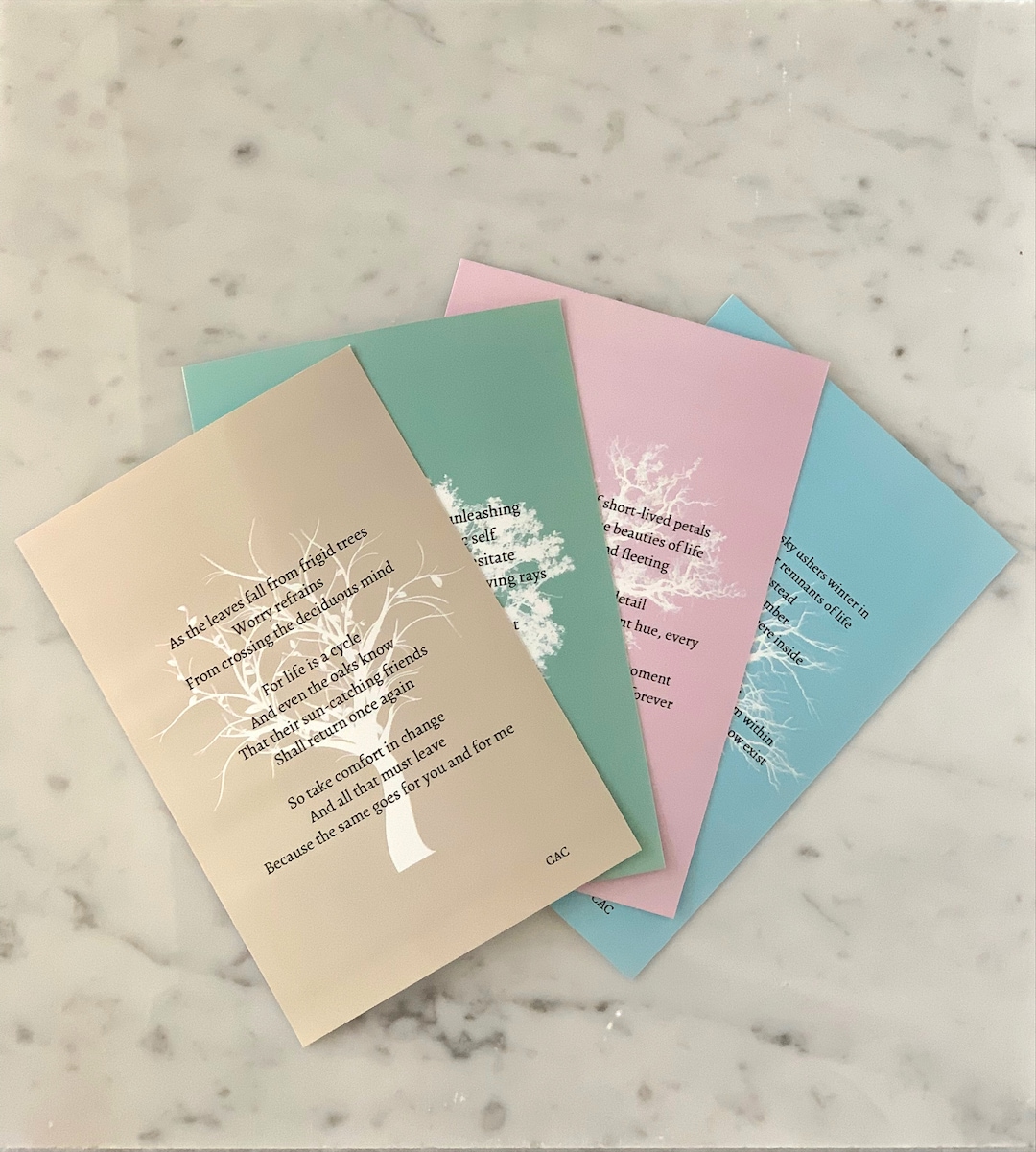 Seasonal Poem (single Fall Poem in Digital Format) - Season Poetry ...
