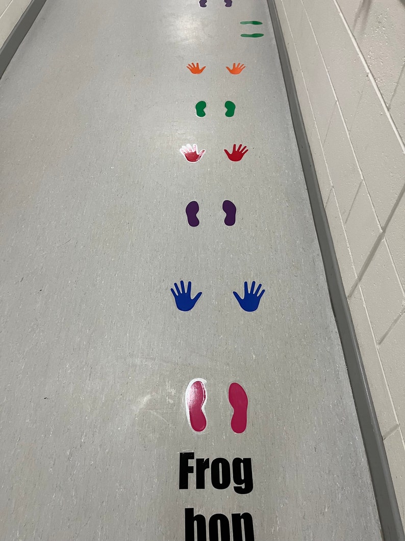 Hands Decals Stickers for Sensory Path - Etsy