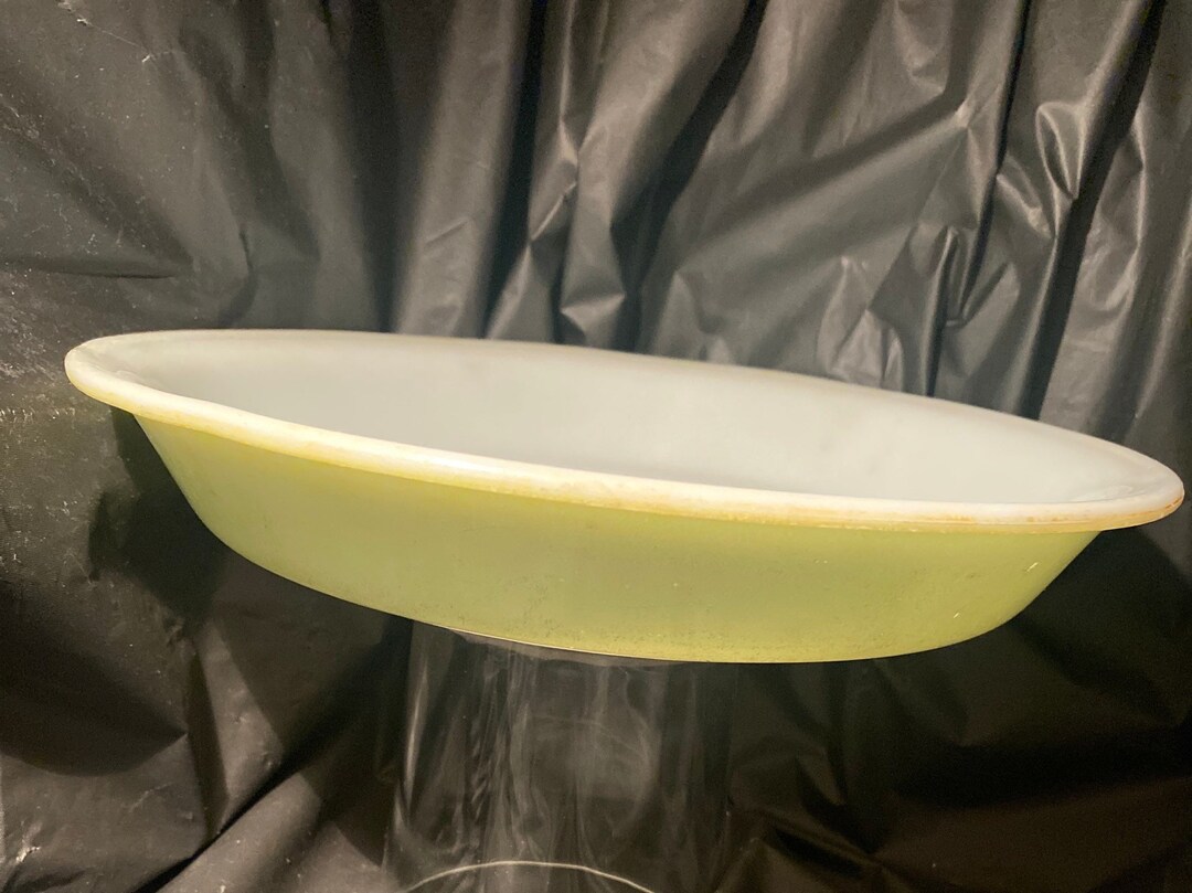 Pyrex Lime Green 909 9” Pie Plate “jadeite” 1950s - Etsy