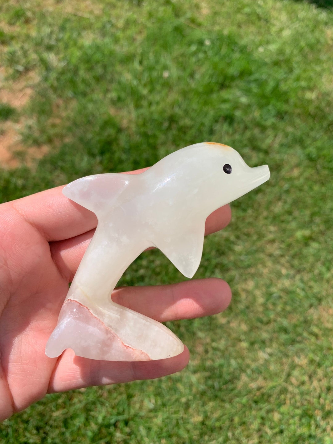 Banded Calcite Dolphin Carving | Crystals, Animals, Sea, Ocean, Fish ...