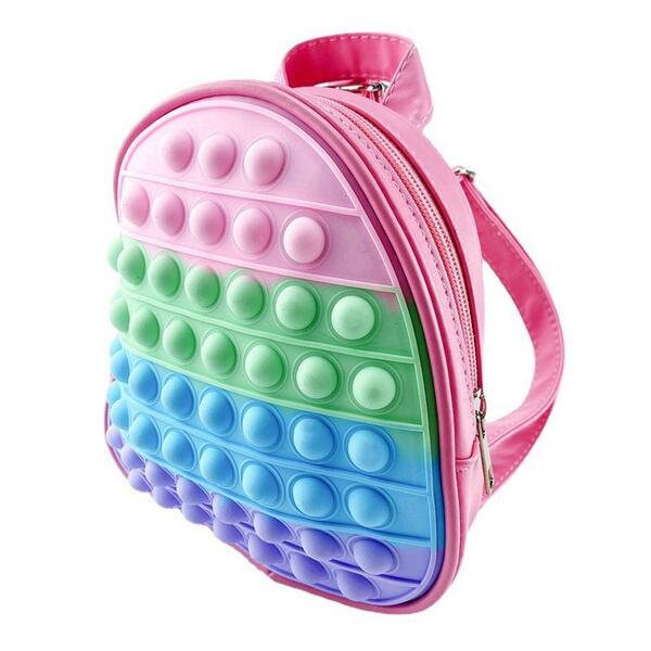 Rainbow Pop It Blue School Book Bags - Etsy