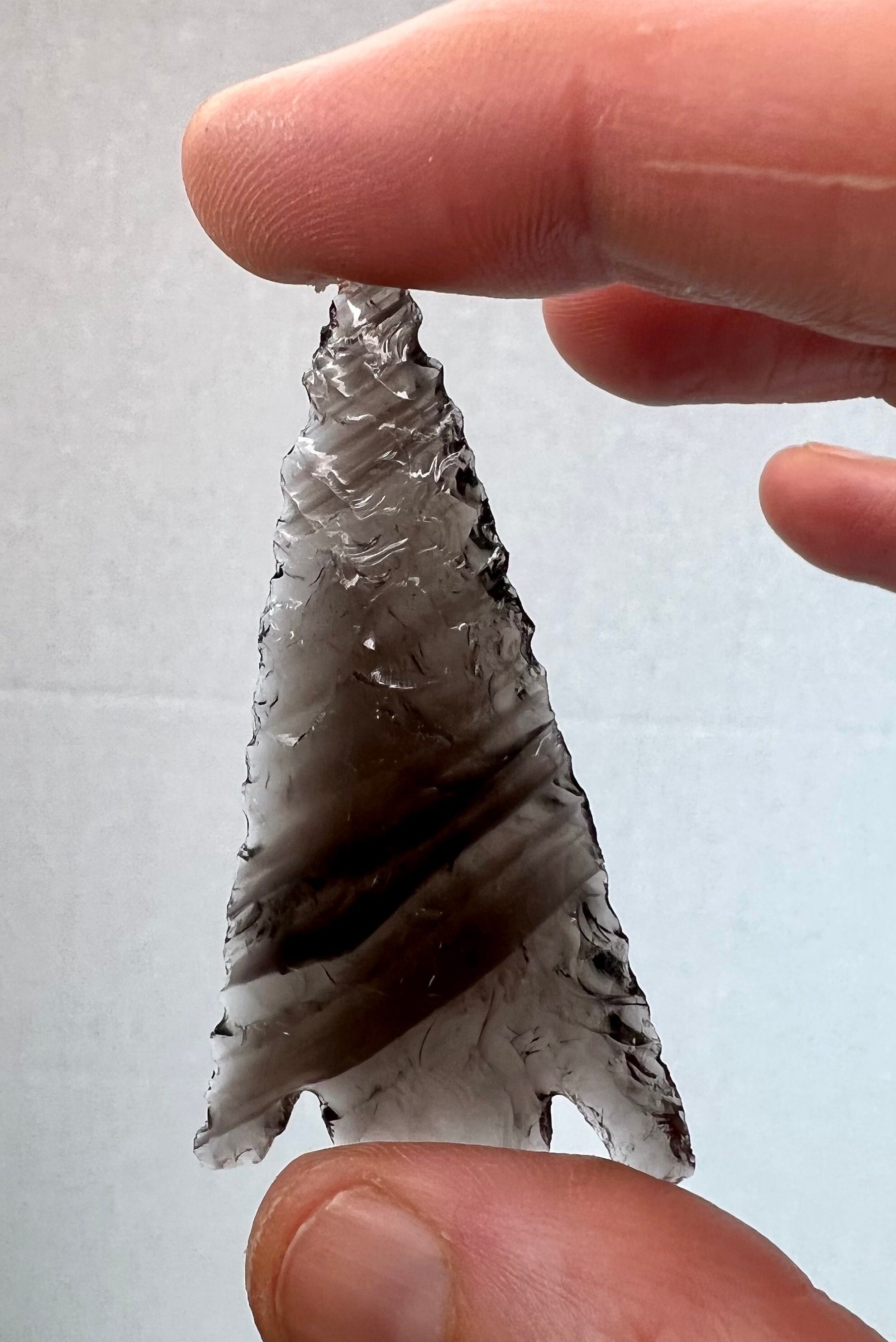 Basal Notch Obsidian Projectile Point - Etsy