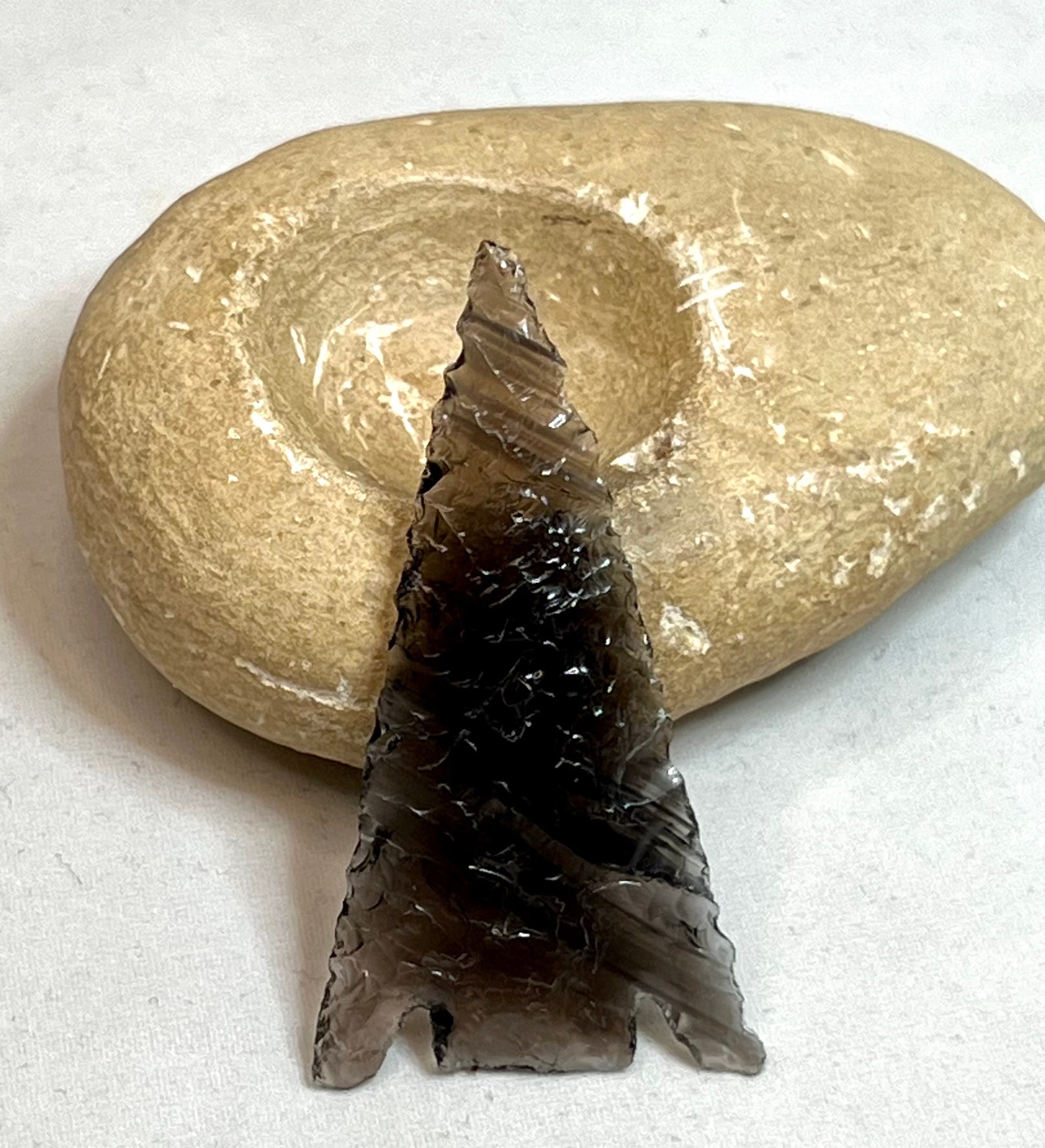 Basal Notch Obsidian Projectile Point - Etsy