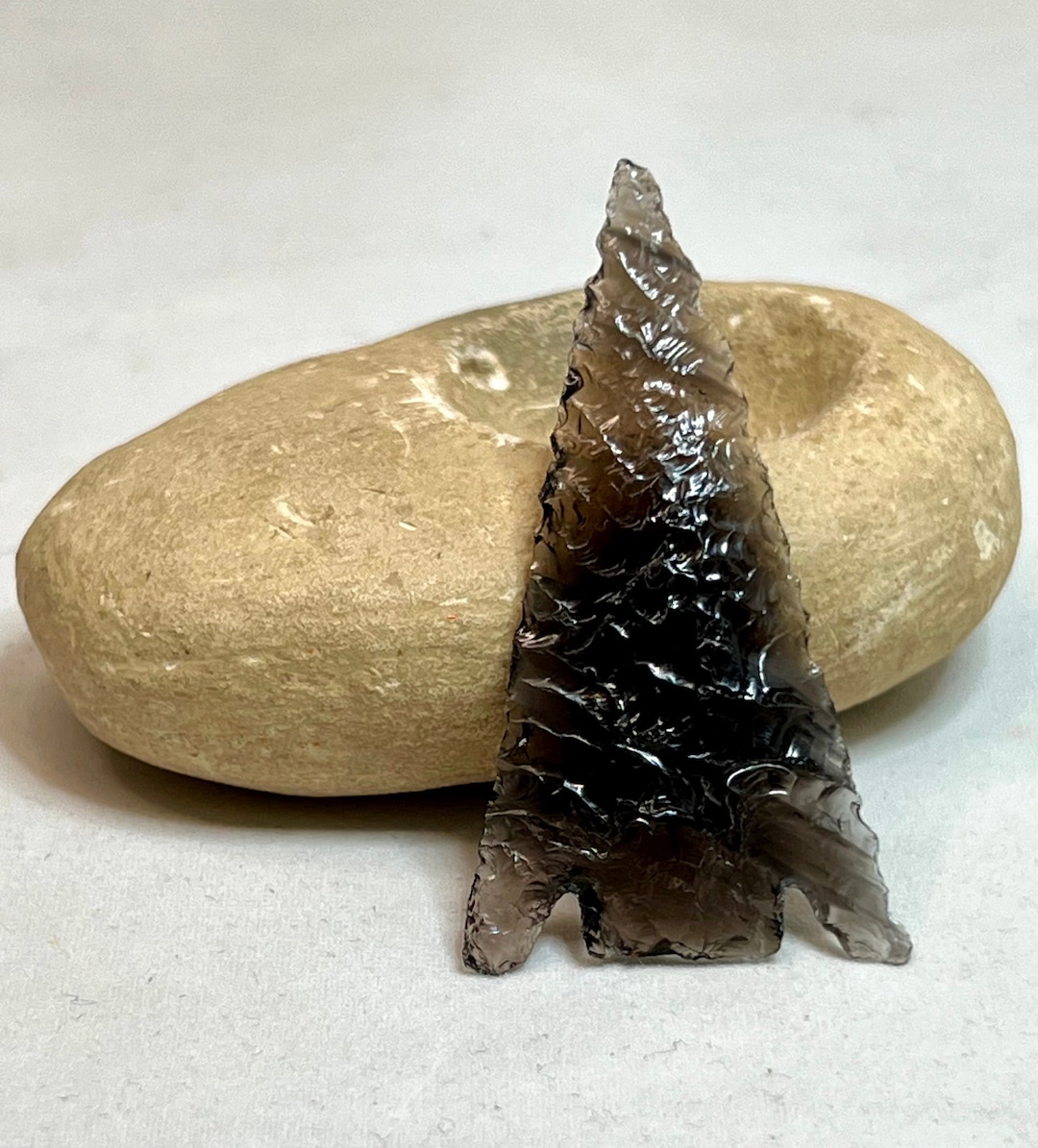 Basal Notch Obsidian Projectile Point - Etsy