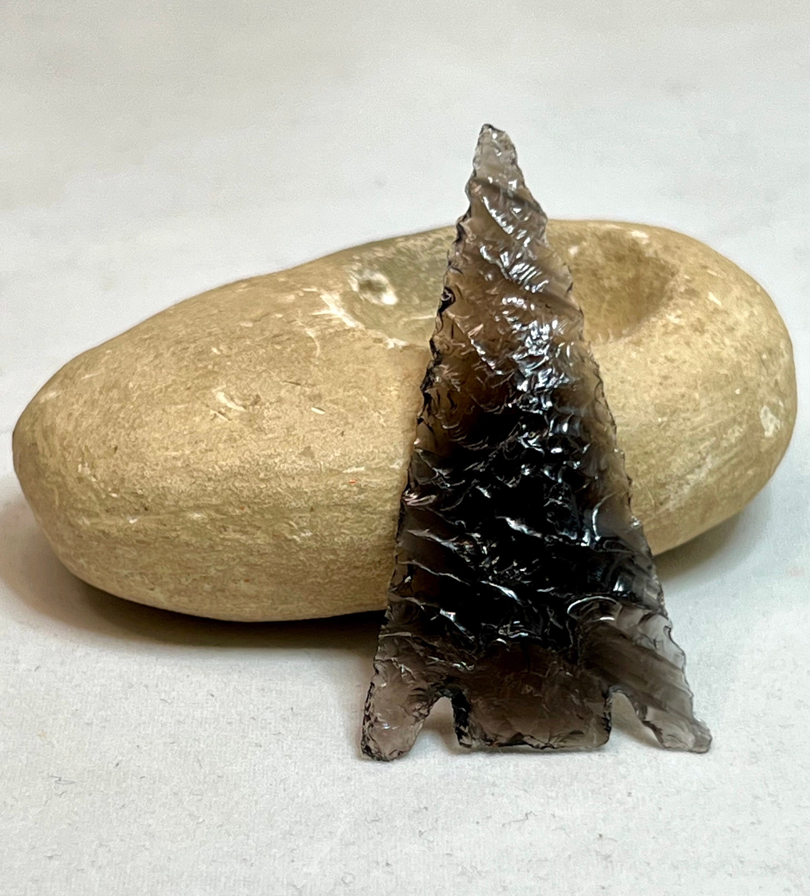 Basal Notch Obsidian Projectile Point - Etsy