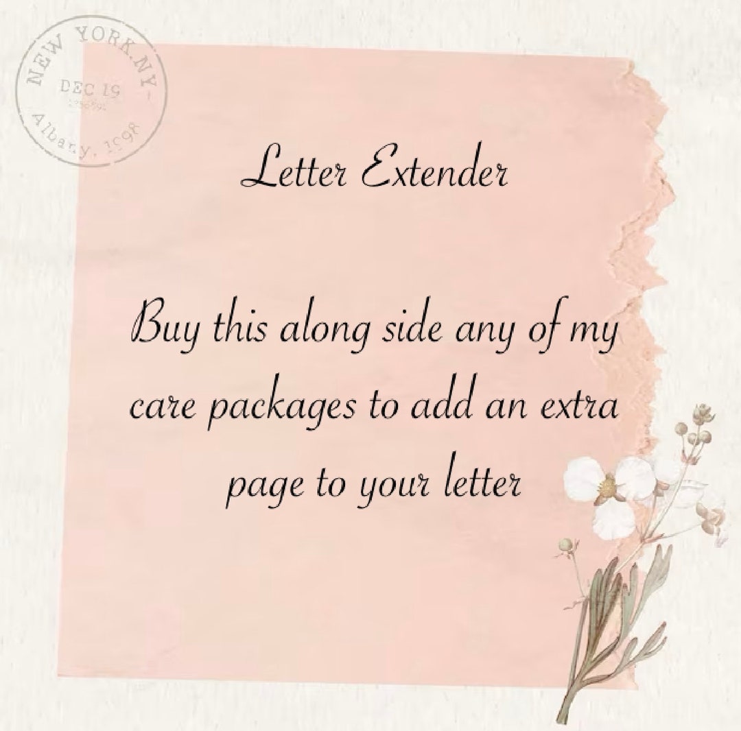 Letter Extender - Etsy
