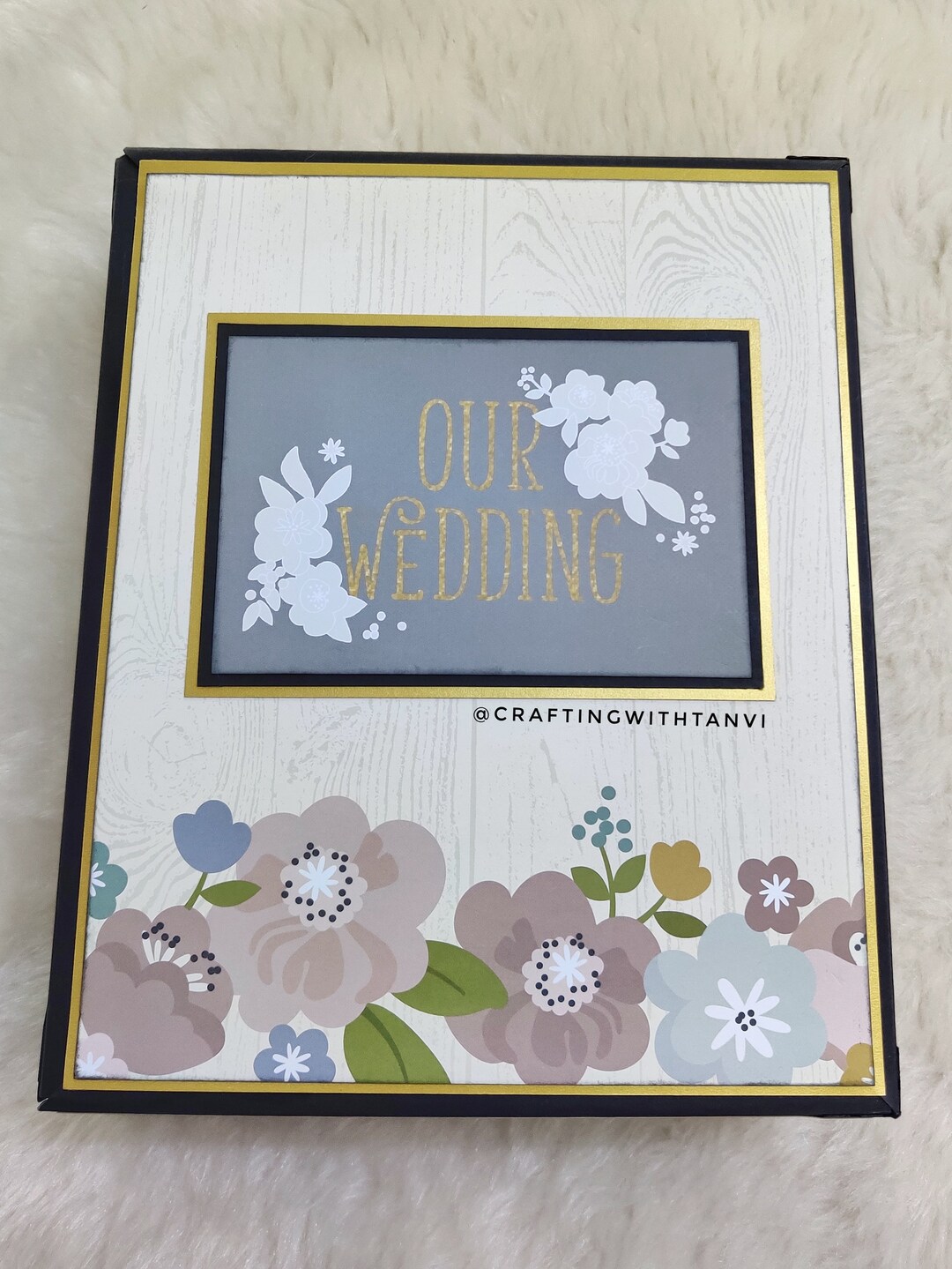 Handmade Wedding Album Scrapbook | Wedding Gift for Couples | Wedding ...