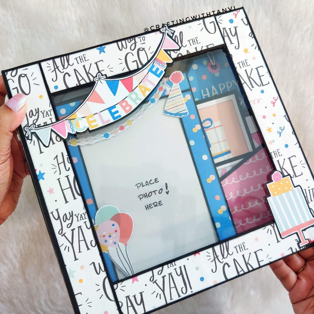 Handmade Birthday Box Album | Birthday Photos | Handmade Birthday Gift ...