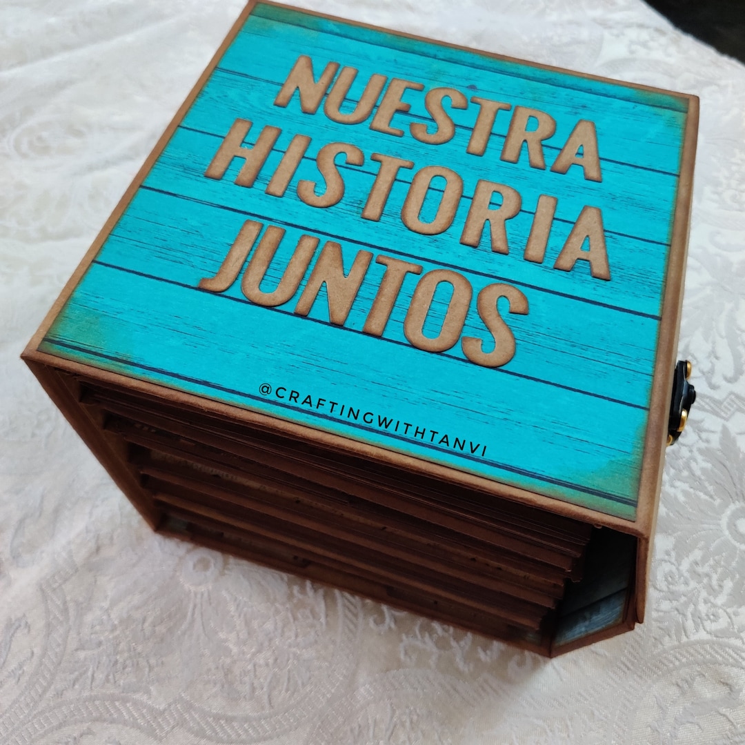 Vintage Theme Proposal Album | Spanish Proposal Album | Handmade Album ...