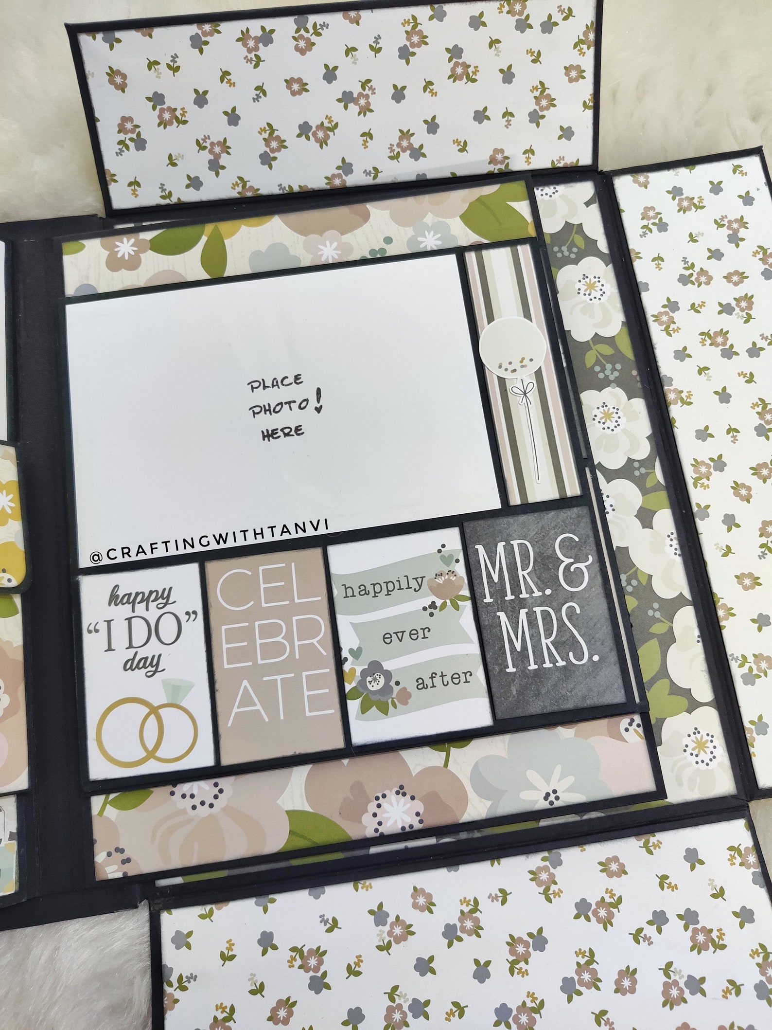 Handmade Wedding Album Scrapbook | Wedding Gift for Couples | Wedding ...