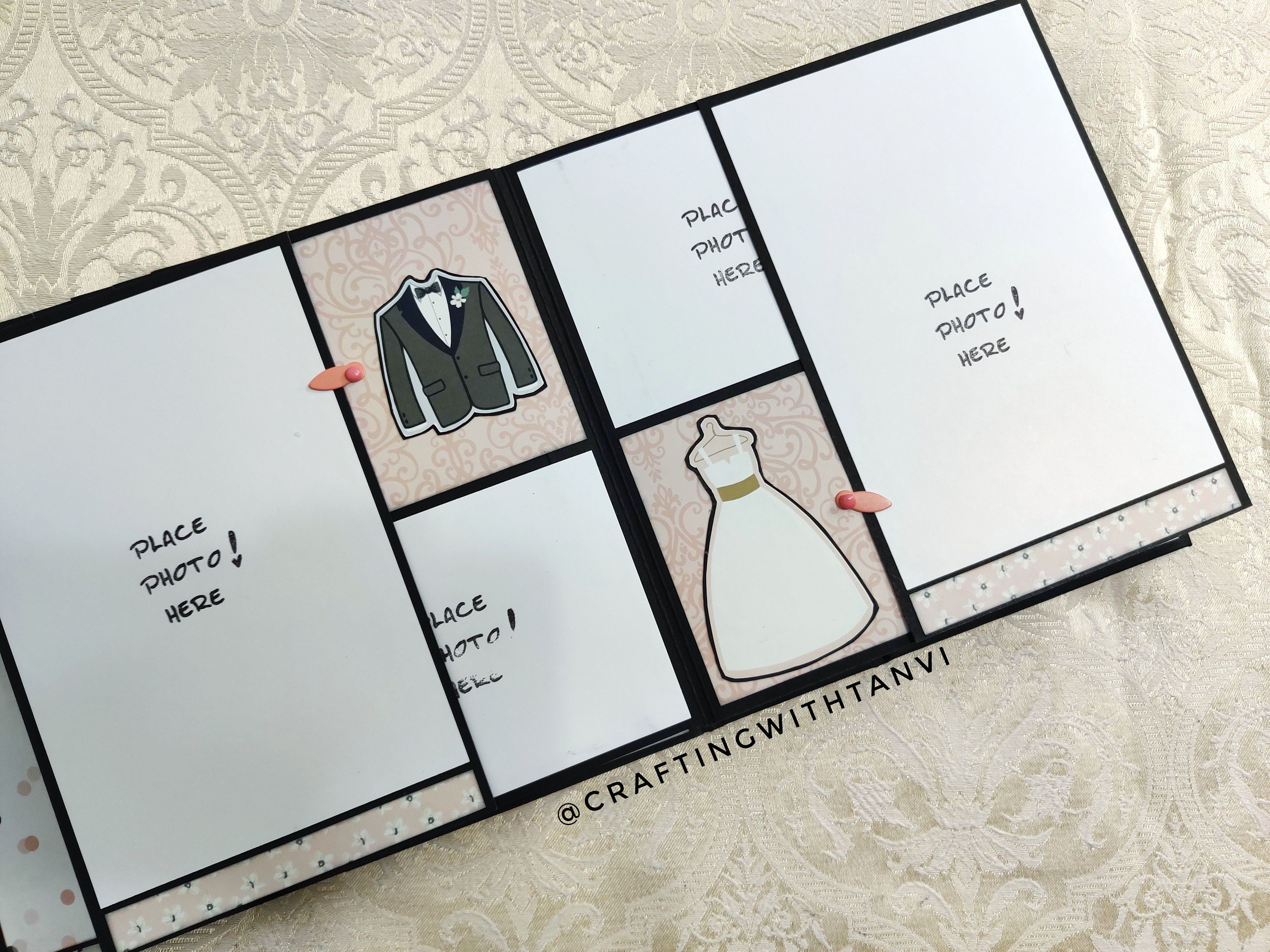 Gatefold Accordion Album Tutorial Cutting Scoring Guide Pdf Video
