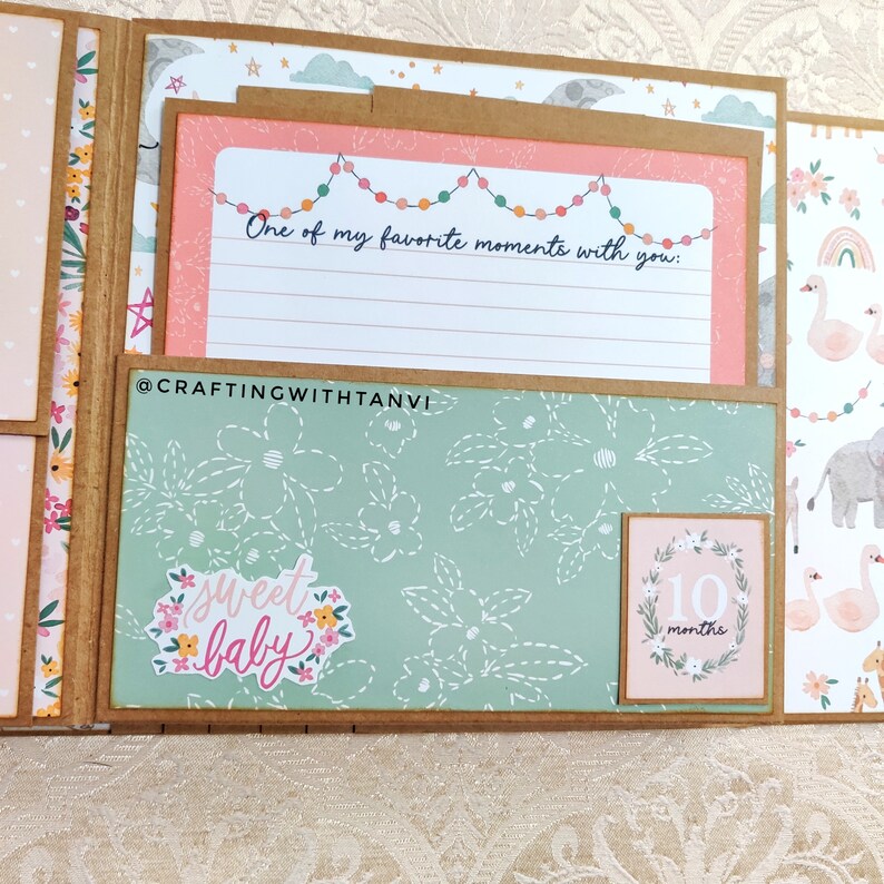 Baby Memory Book New Parents Gift Baby Photo Album Baby Shower Gift ...
