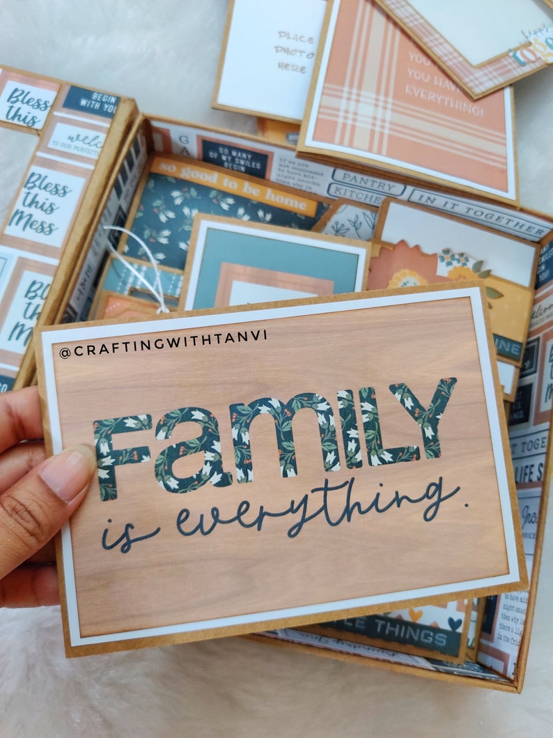 Memory Box Album Family Photos Family Thanksgiving Gift Memory Gift ...