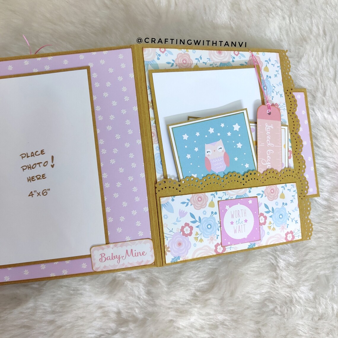 Baby Girl Album First Year Baby Photo Album New Parents - Etsy