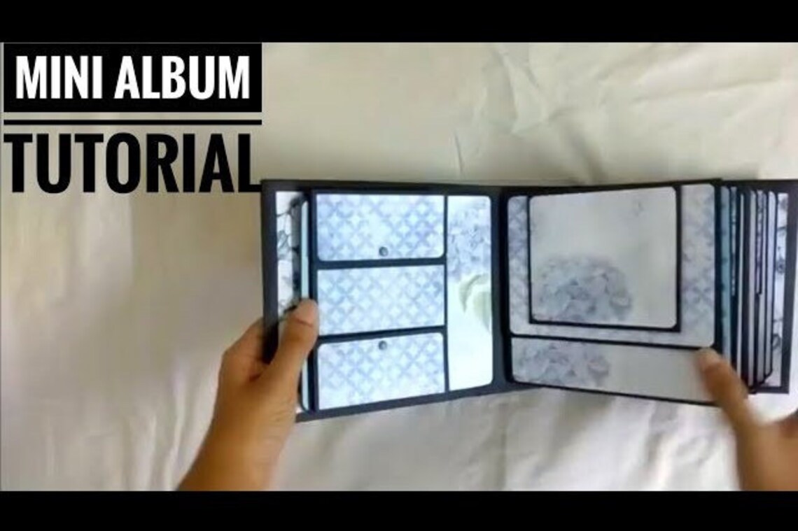 6 X 6 Mini Album Tutorial Cutting & Scoring Guide PDF - Etsy