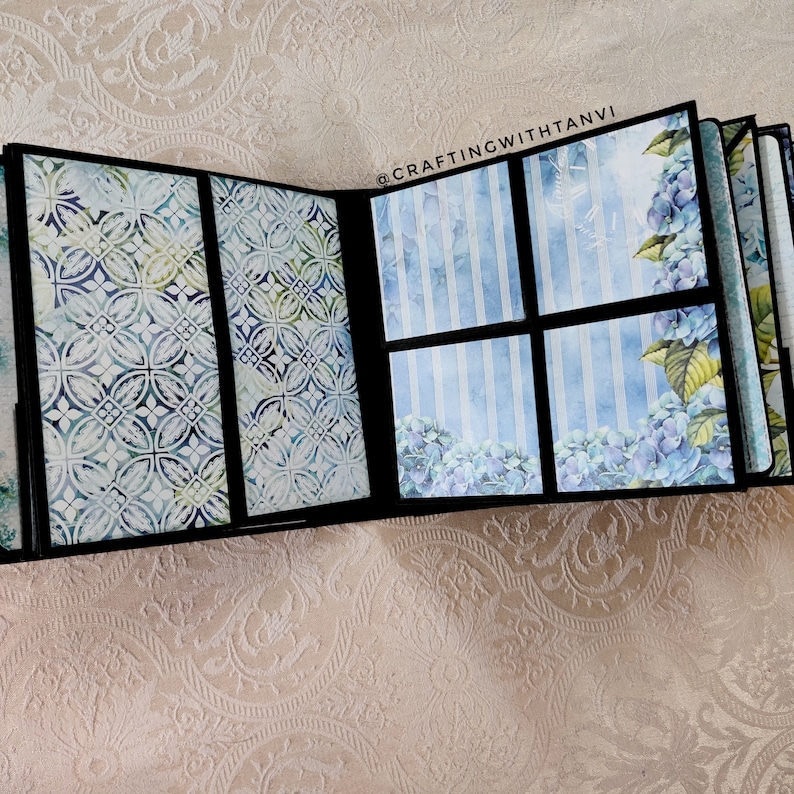 6 X 6 Mini Album Tutorial Cutting & Scoring Guide PDF - Etsy