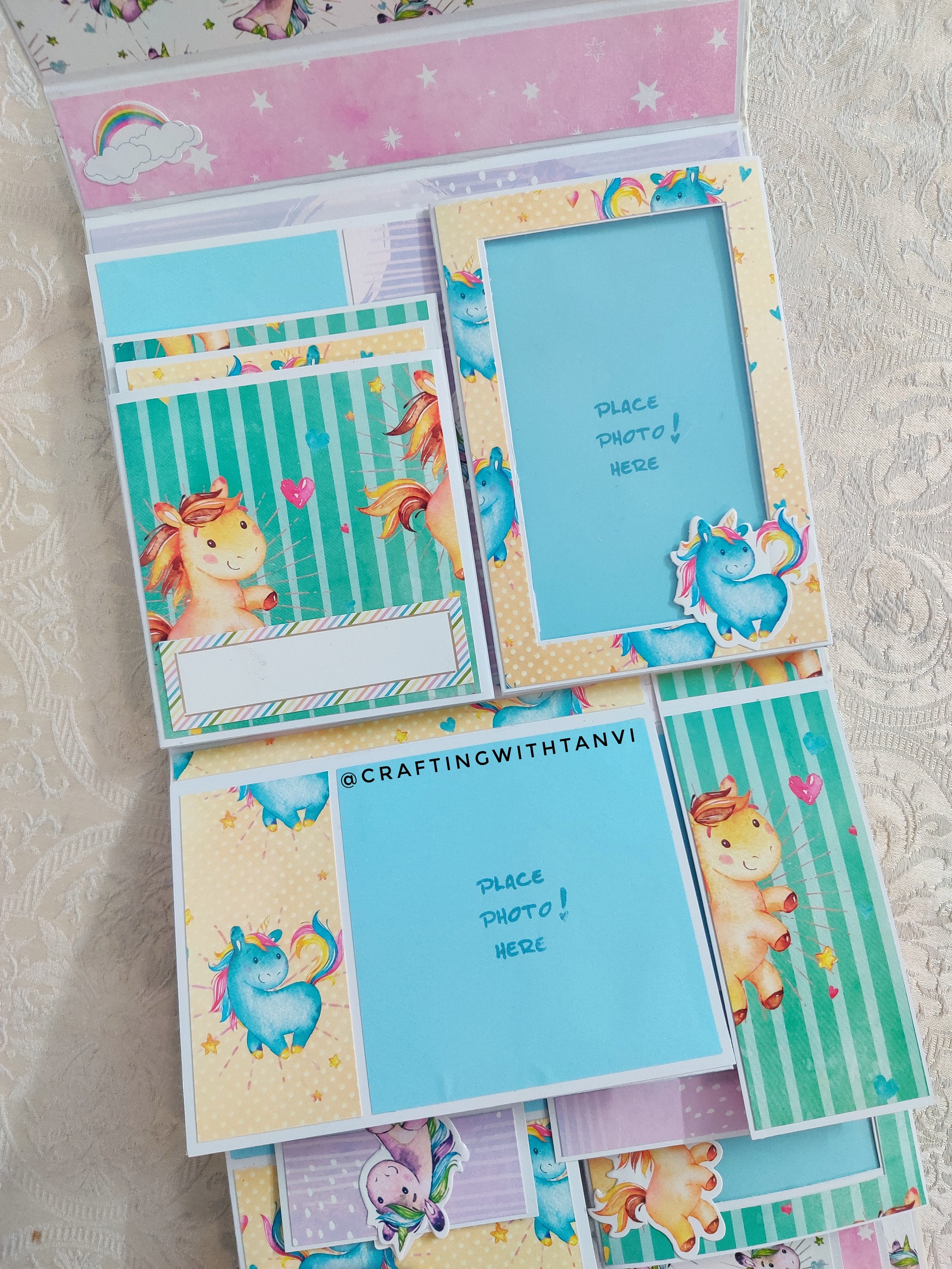 Unicorn Album Dream Big Album Purse Shape Album Handmade - Etsy