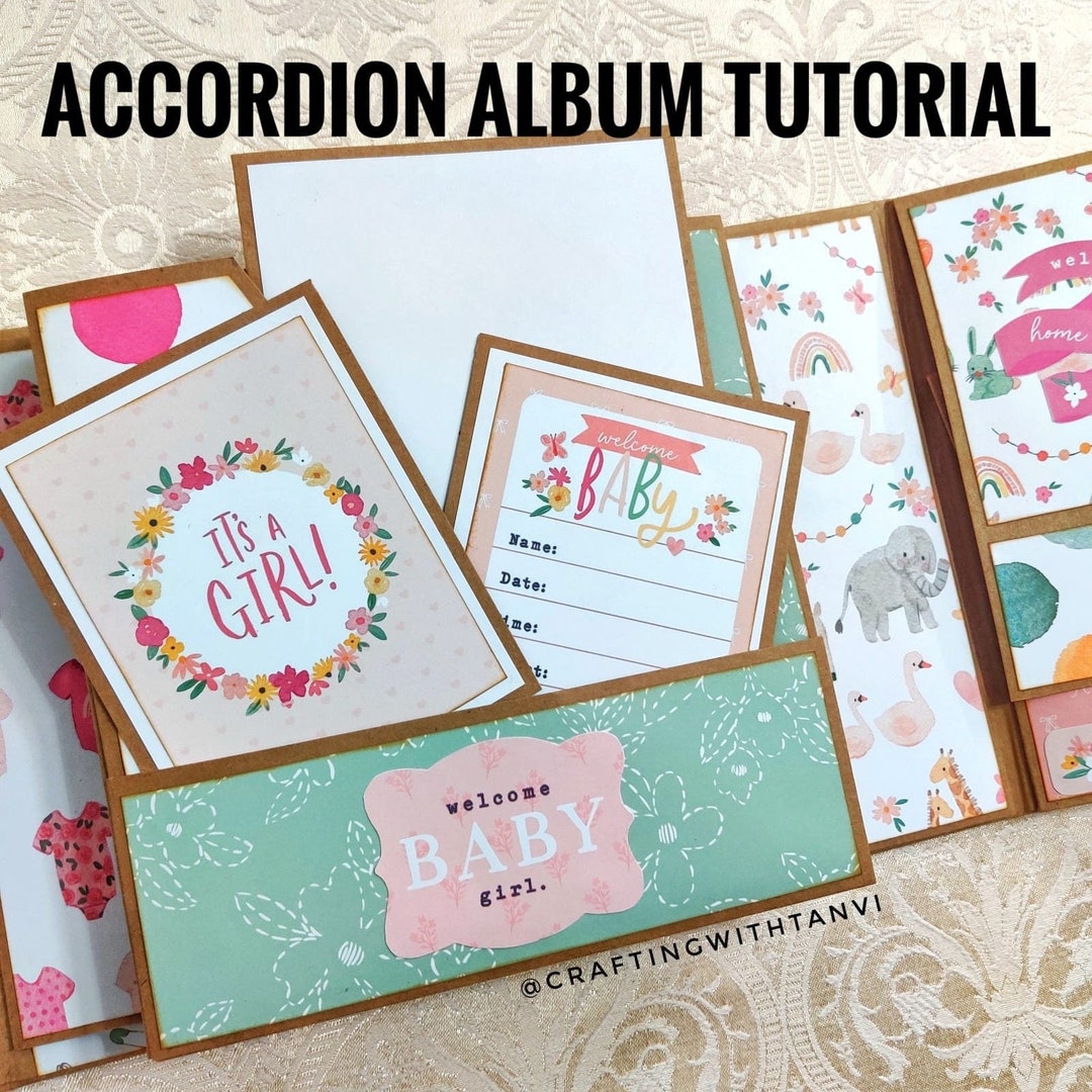 Gatefold Accordion Album Tutorial Cutting Scoring Guide Pdf Video