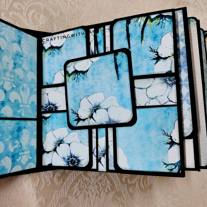 6 X 6 Mini Album Tutorial Cutting & Scoring Guide PDF - Etsy