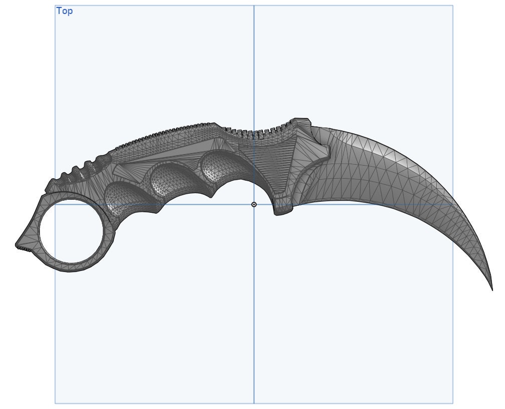 3d Printed CS2 Karambit Scale Model - Etsy