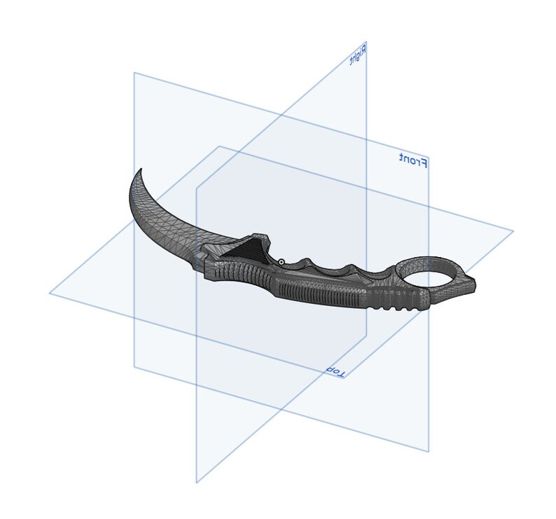 3d Printed CS2 Karambit Scale Model - Etsy