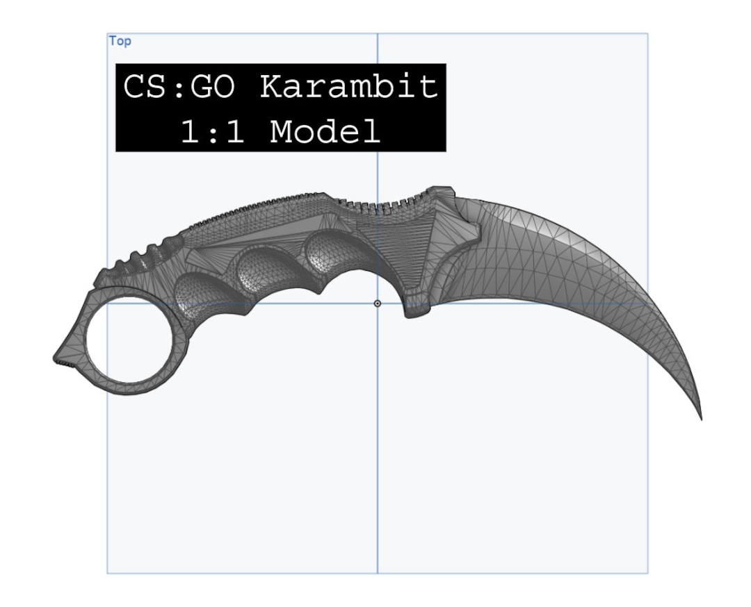 3d Printed CS2 Karambit Scale Model - Etsy