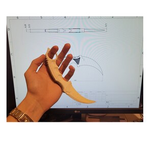 3d Printed CS2 Karambit Scale Model - Etsy